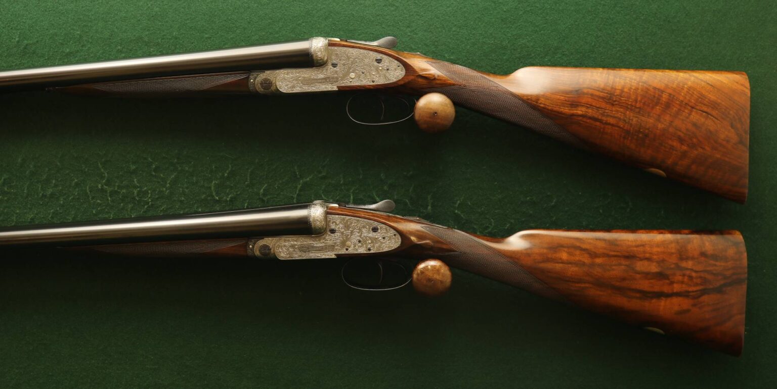 Pair DBHE 12bore John Dickson & Son Side by Side - A.W.Rule and Son Gun ...